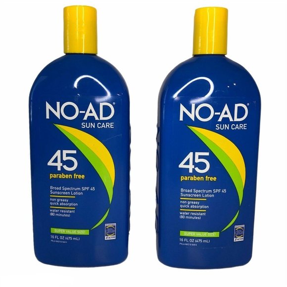 Skincare | 2 Pack Noad Spf 45 Sunscreen Lotion New | Poshmark